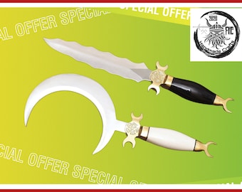 Crescent Moon Boline Knife - Etsy