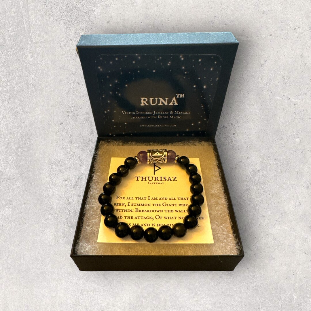 THURISAZ (gateway) - Ladies Rune Bracelet - Etsy