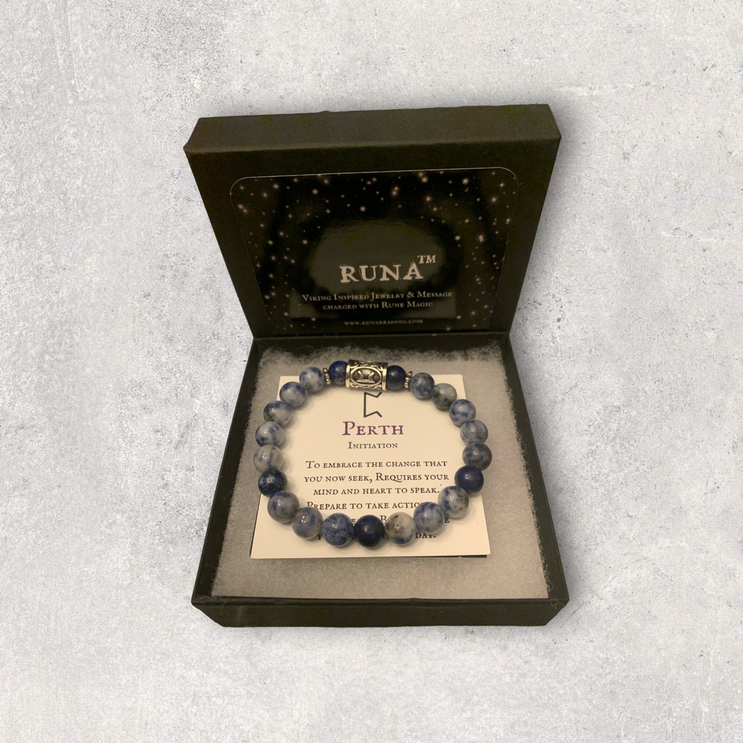 Women's Rune Viking Bracelet PERTH initiation - Etsy