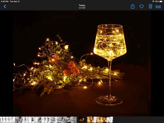 Soft White Fairy Lights on Wire Battery Operated 4 Pkp - Etsy