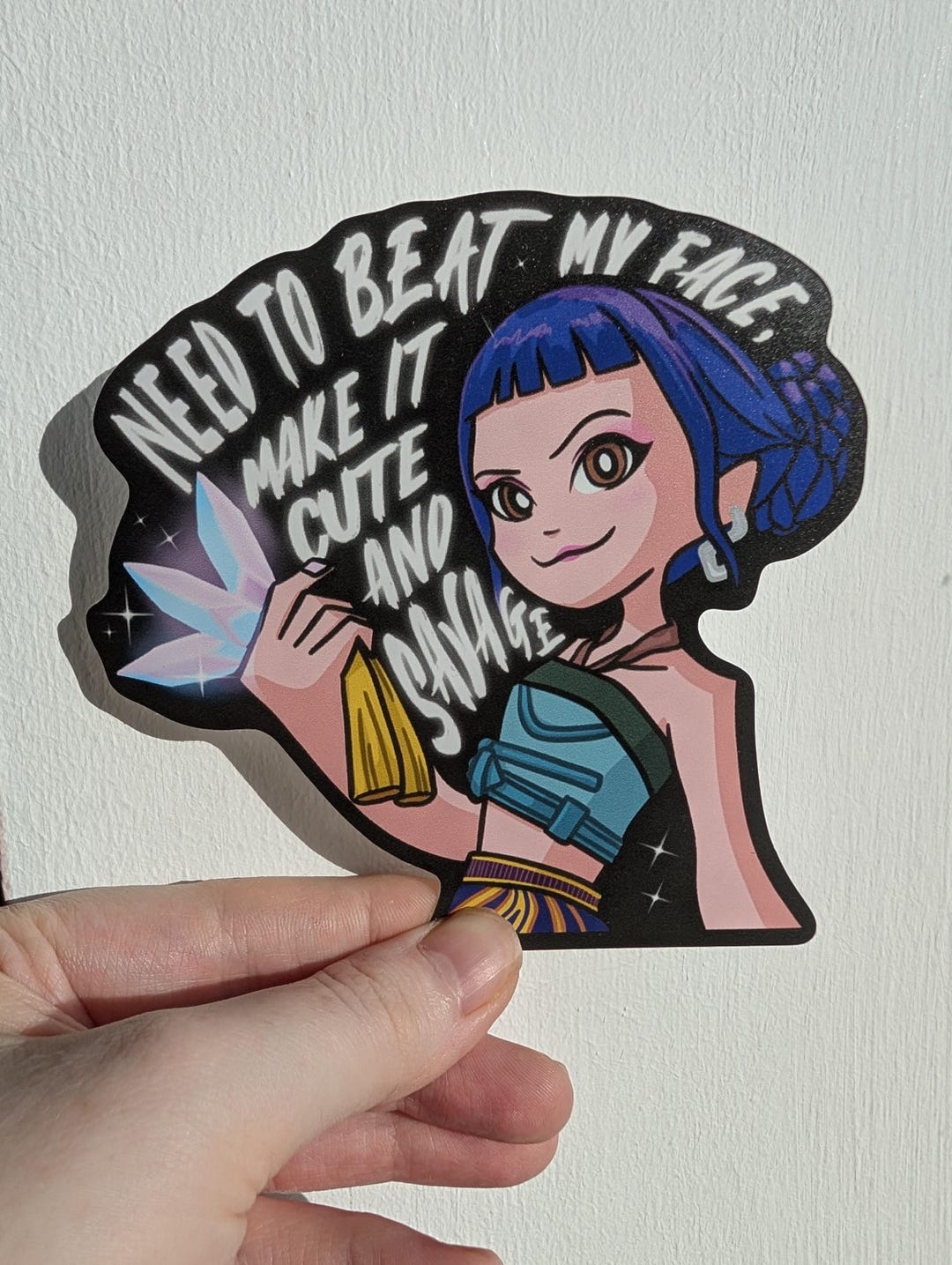 Zoey - Huntrix Sticker. - Etsy