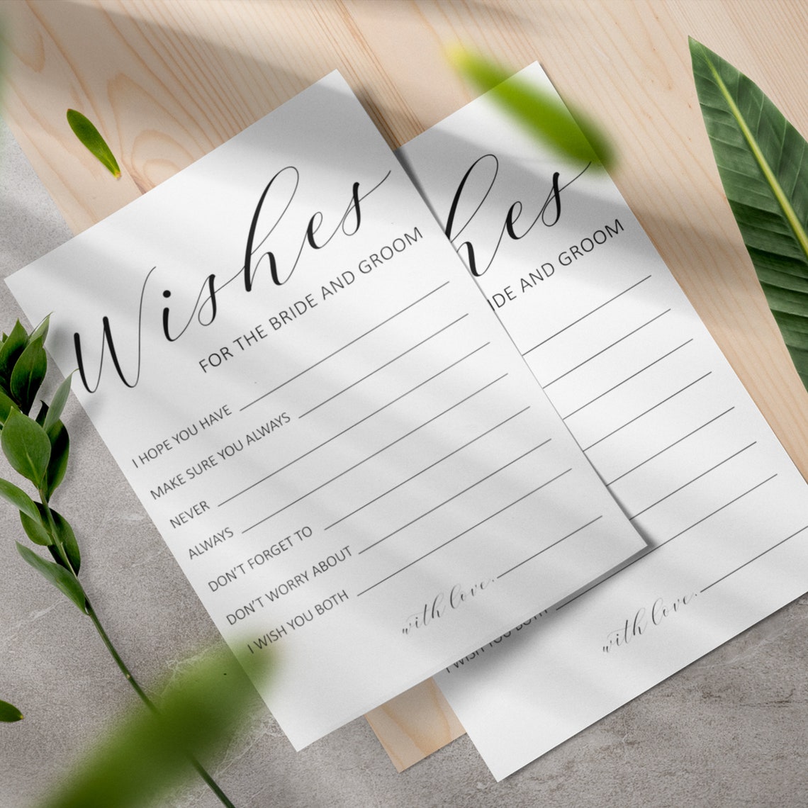 Wedding Advice Cards for the Bride and Groom, Wedding Advice, Advice ...