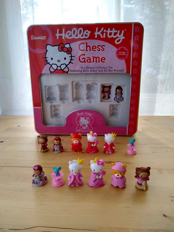 Hello Kitty Chess Set Sanrio 30th Anniversary Deluxe Set | Etsy