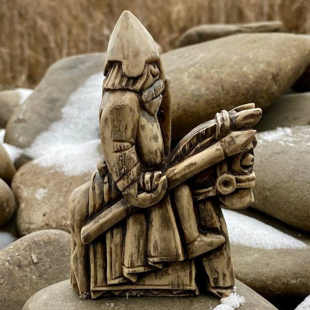 Horseman Medieval Chess Pieces From the Scottish Island of Lewis - Etsy