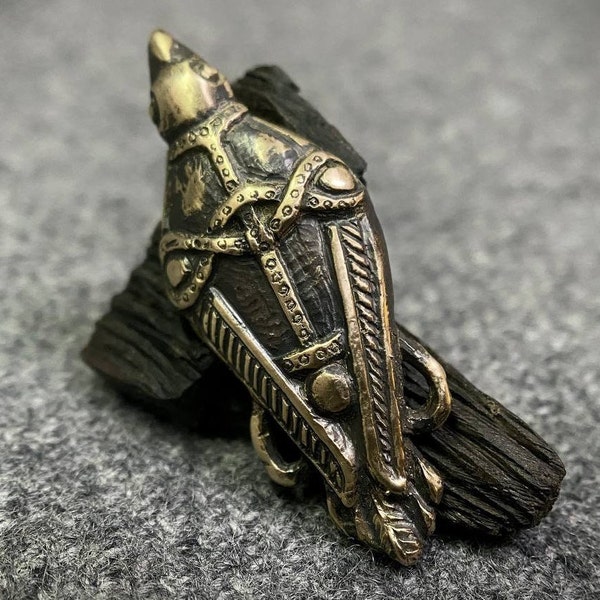 Viking Raven Bronze Ancient - Etsy UK