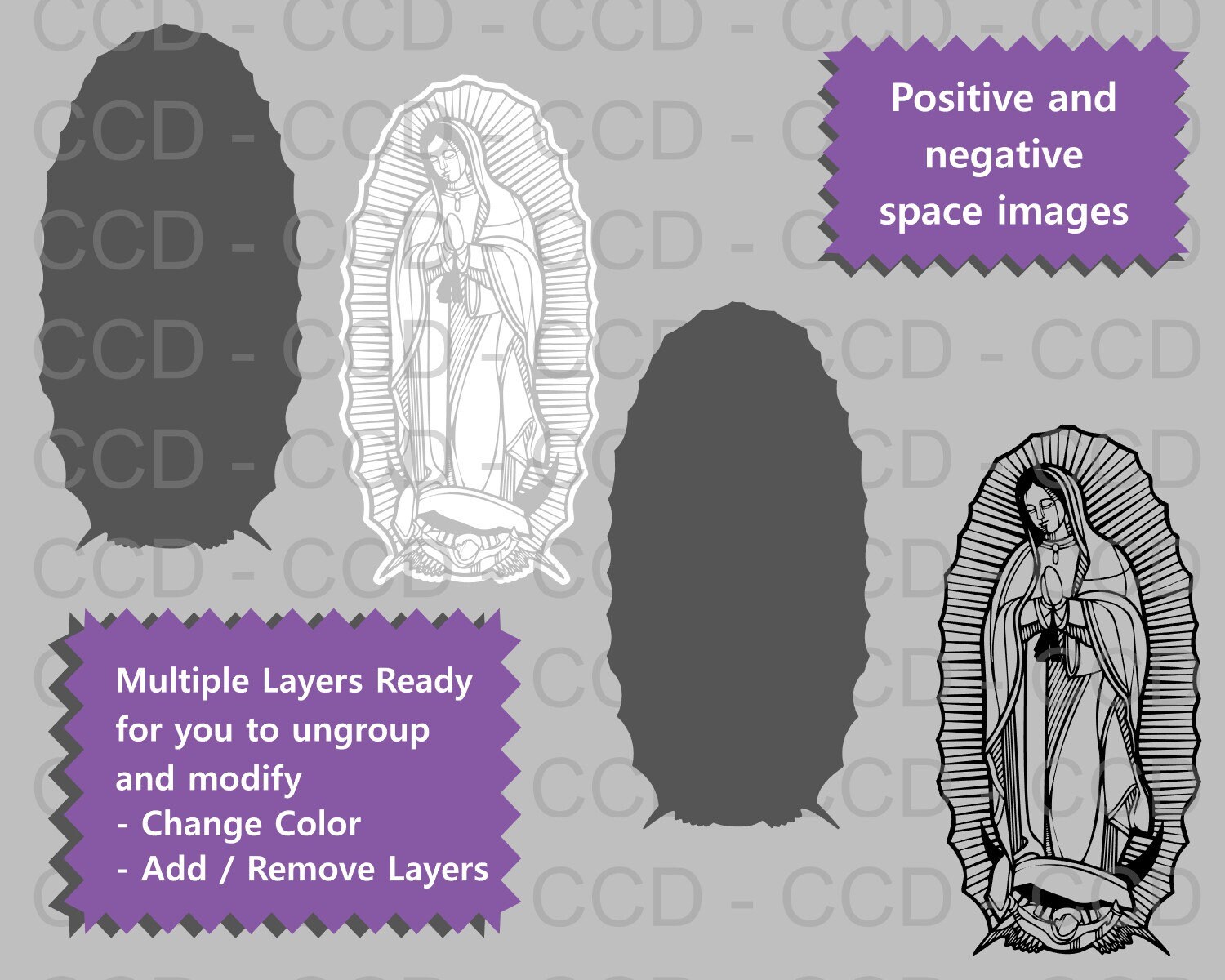 Virgin Mary/virgen Maria Svg-mother Mary, Virgen De Guadalupe, Download ...