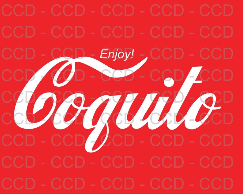 Enjoy Coquito/coke-inspired Svg-christmas,feliz Navidad, Puerto Rico ...