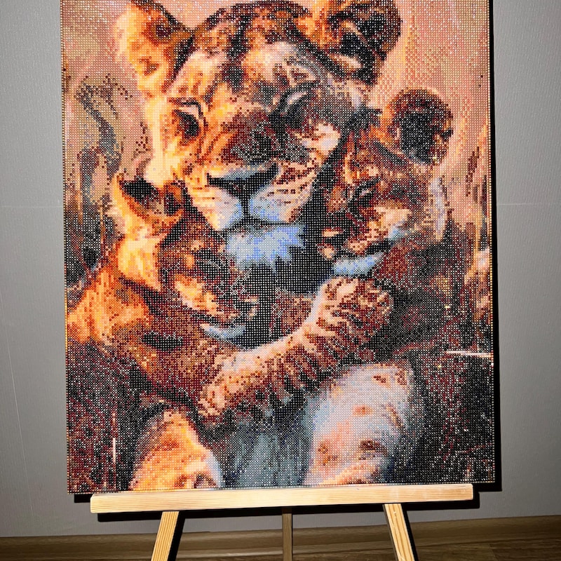 Finished Diamond Artwork - Etsy
