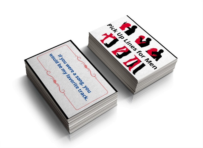 Printable Pick up Line Cards for Men. 112 Pick up Line Cards Printable ...