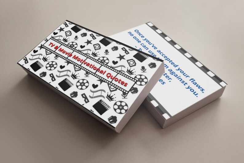 Printable Success Movie Quote Cards Affirmation Deck Manifestation Law ...