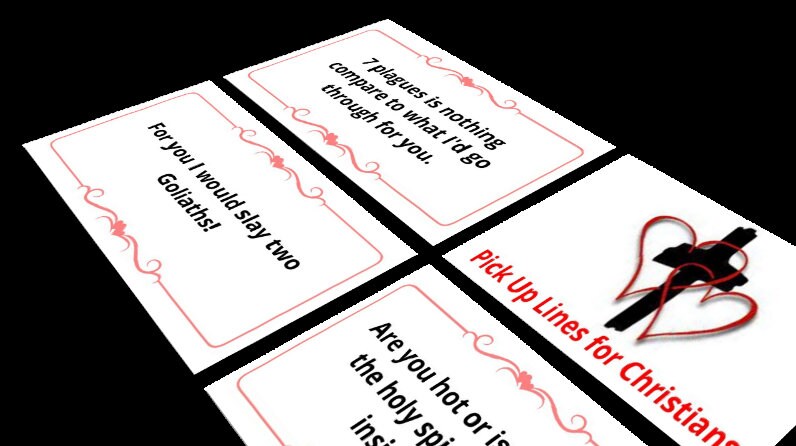 Printable Christian Pick up Line Cards. Christian Pick up Lines | Bible ...