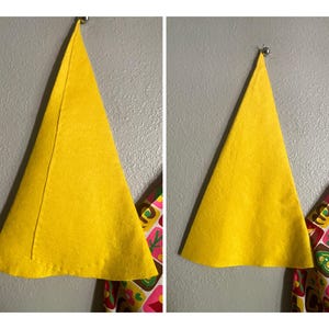 Vintage Clown Costume W/ Neck Ruffle & Hat, Homemade Cotton Halloween ...