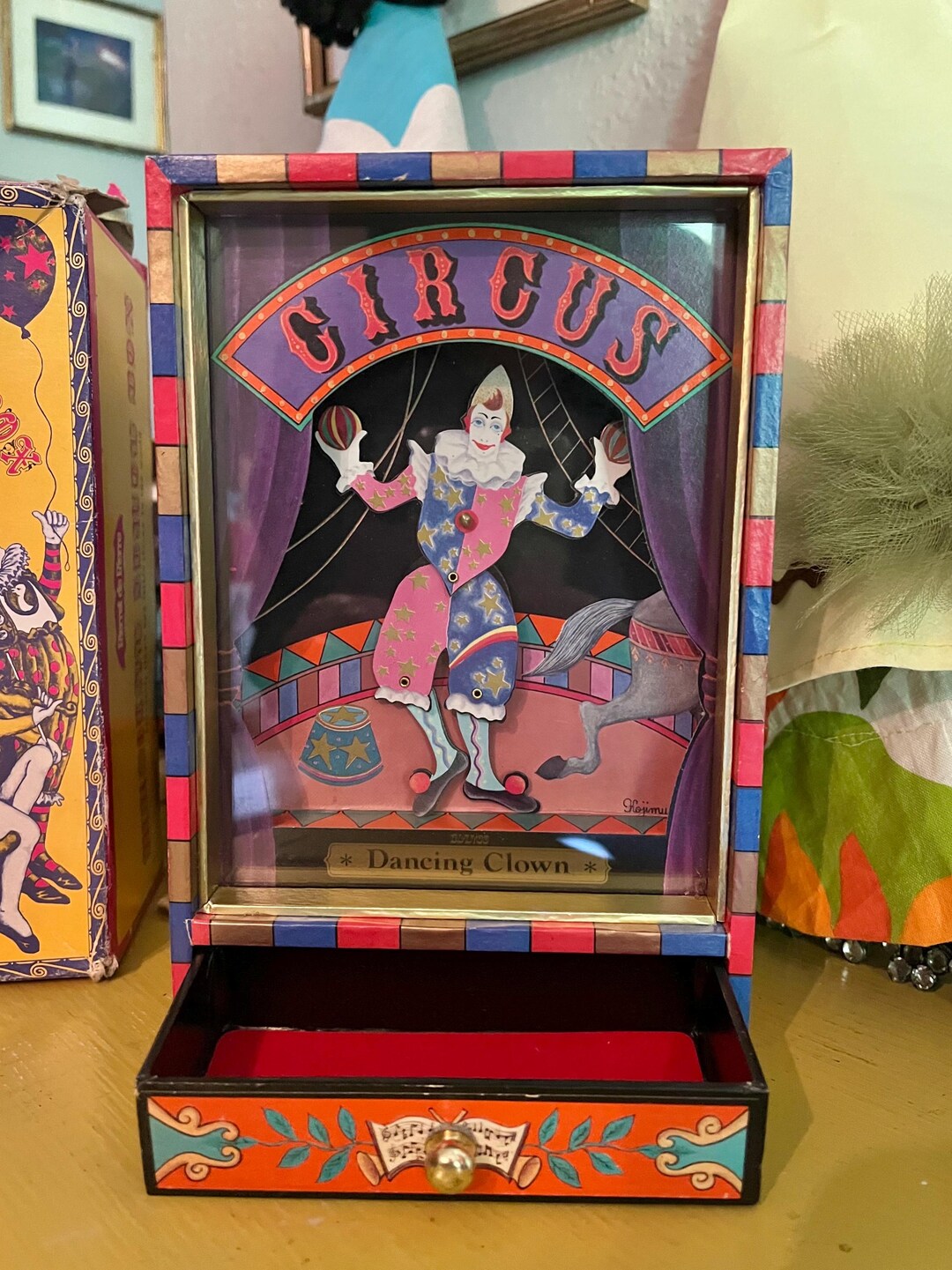 Vintage Dancing Pierrot Clown Music Box, Pierrot De Pierre (koji Murai ...