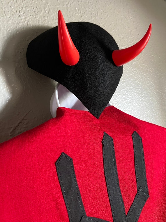 Vintage Halloween Costume, 1940s 1950s Devil Costume,… - Gem