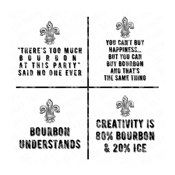 Bourbon SVG Set Png DIGITAL DOWNLOAD 4 Designs Svg Bundle - Etsy