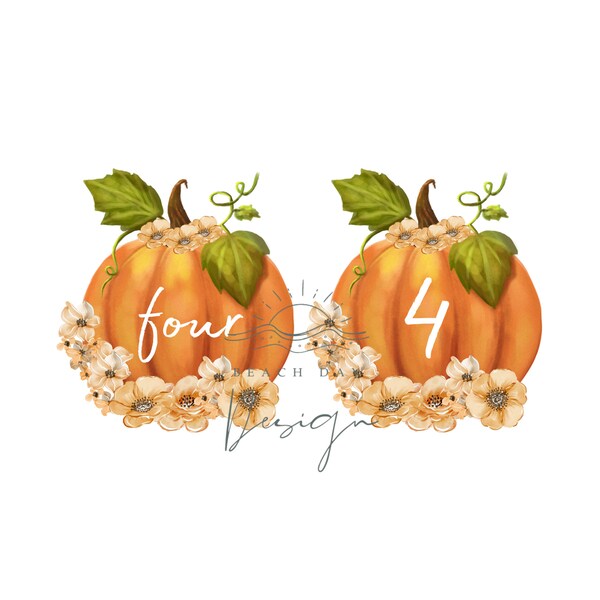 4 Pumpkin Svg - Etsy