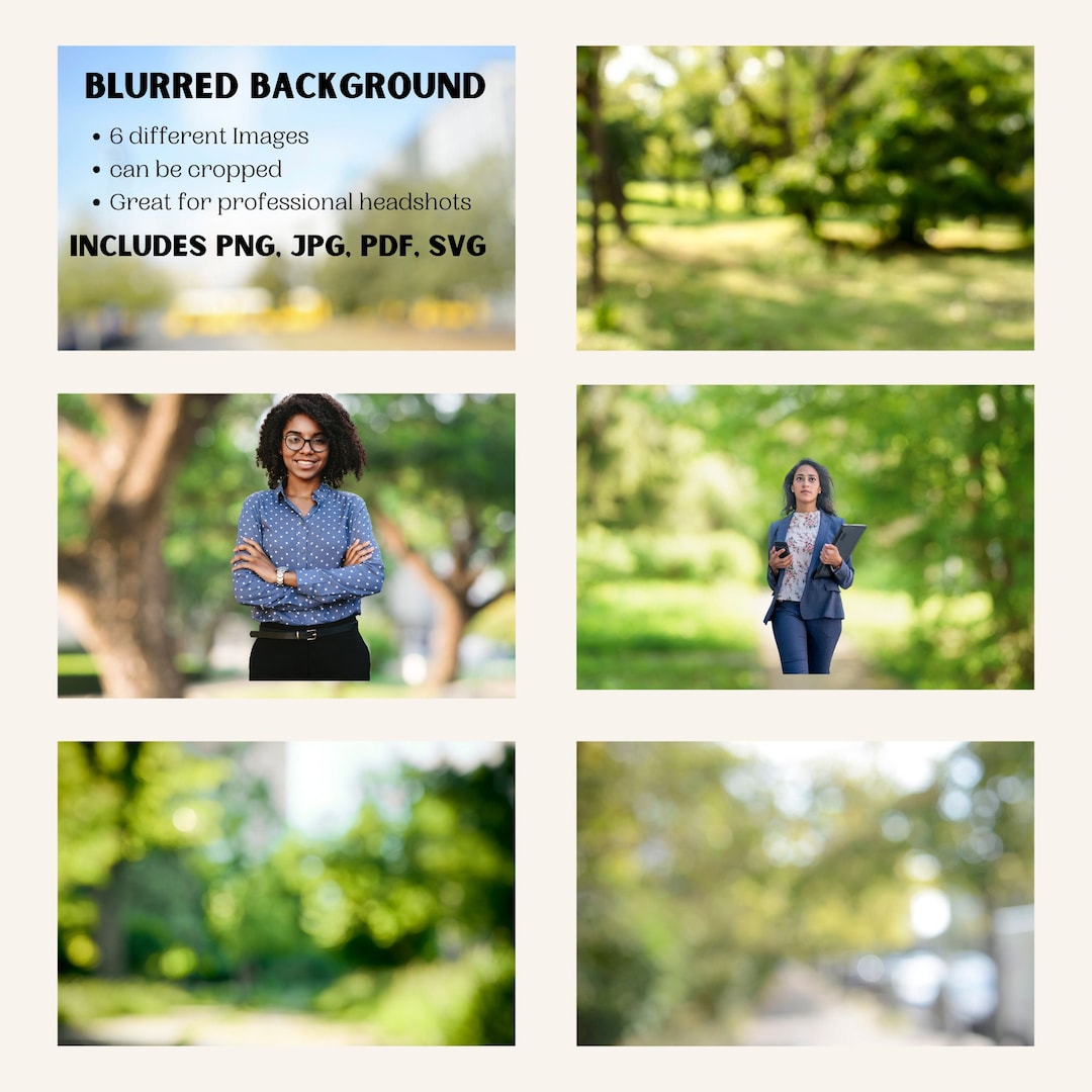 Blurred Landscape Background, 5 Different Images, Great for Headshots ...