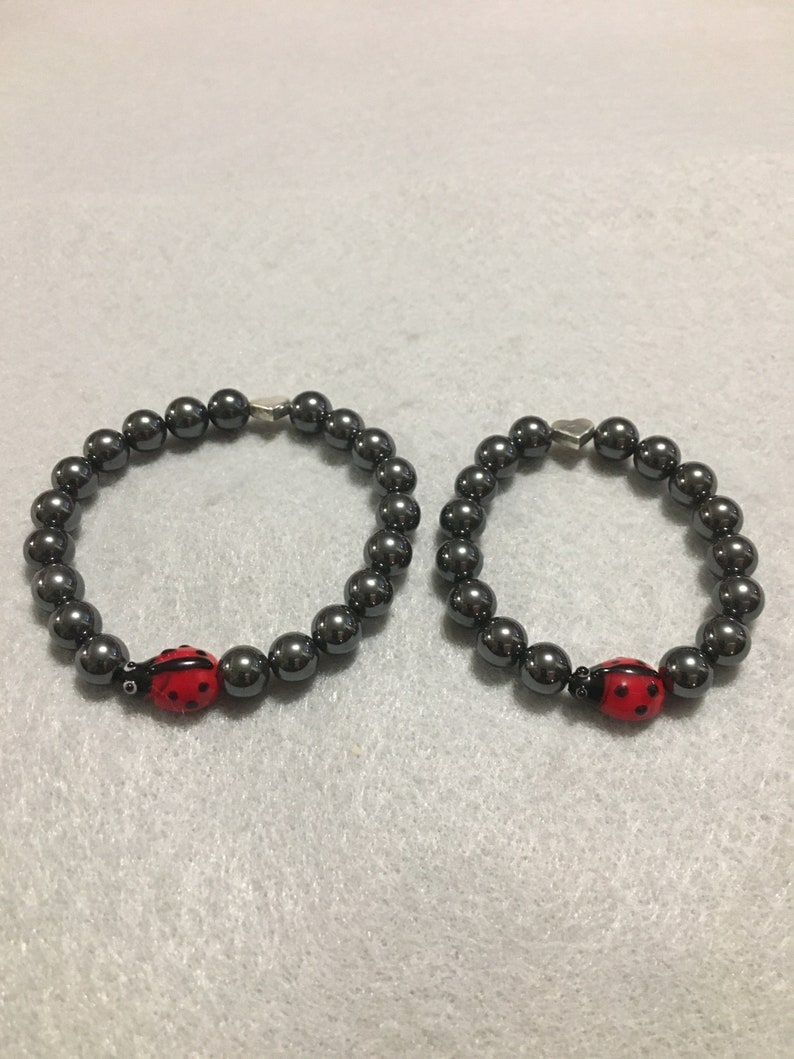 Ladybug Bracelets Matching Mommy & Me Miraculous Lady Bug Jewelry ...