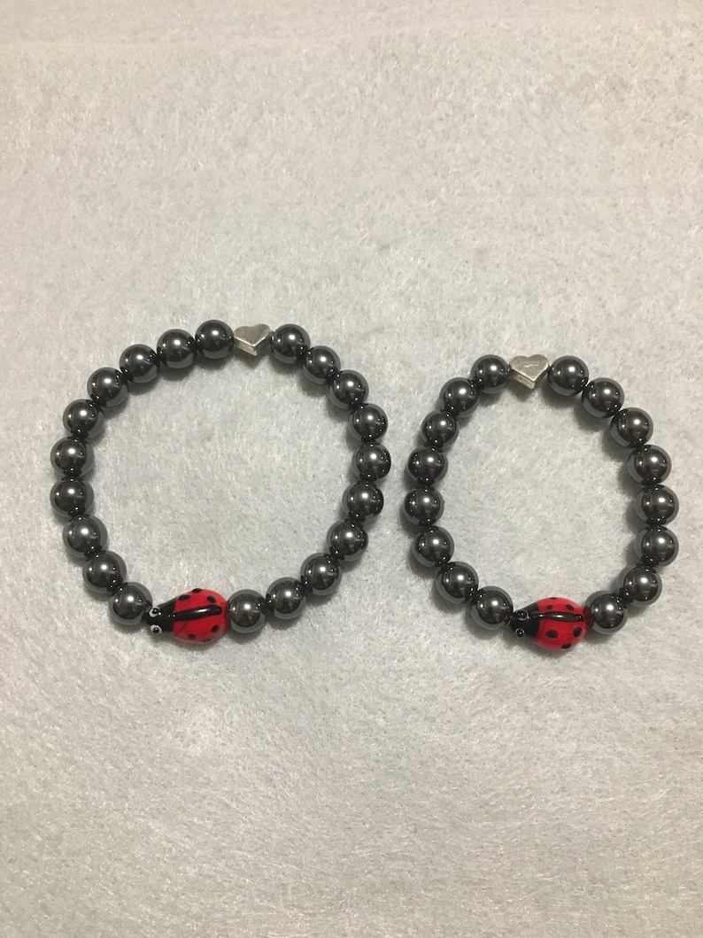 Ladybug Bracelets Matching Mommy & Me Miraculous Lady Bug Jewelry ...