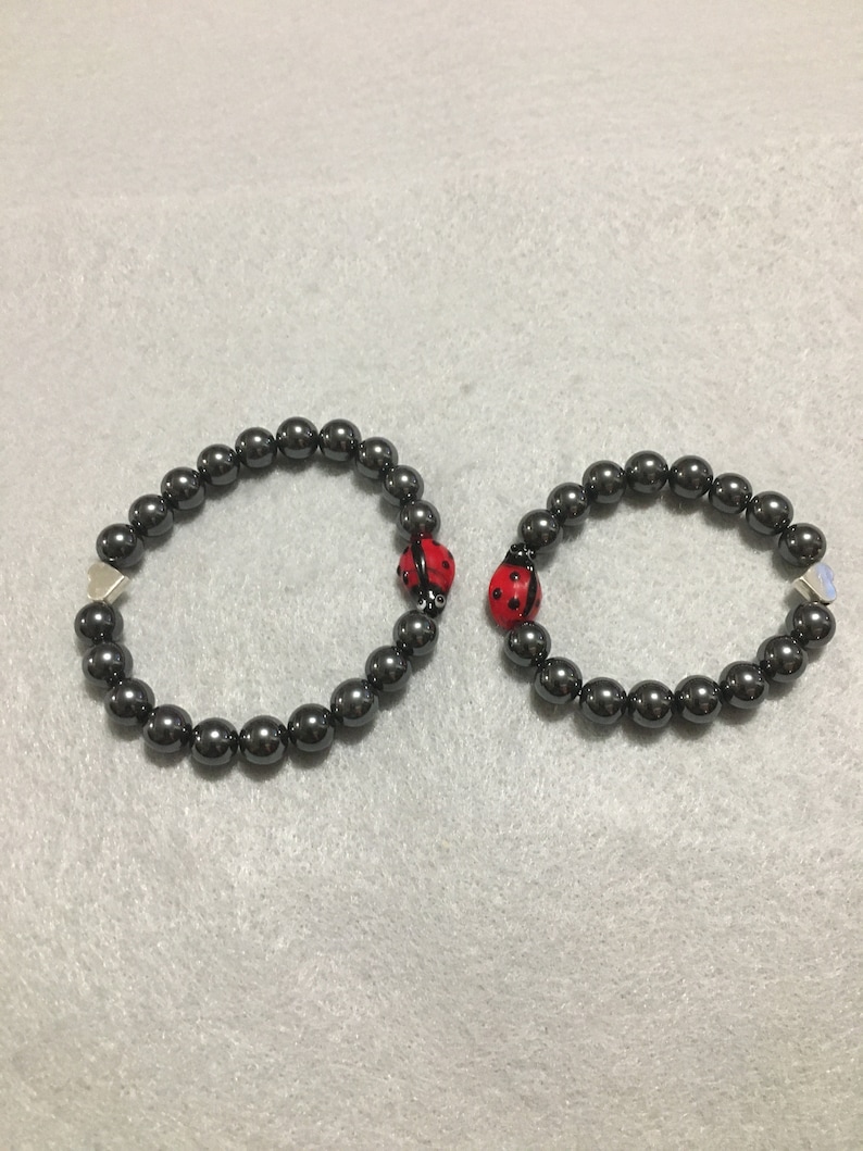 Ladybug Bracelets Matching Mommy & Me Miraculous Lady Bug Jewelry ...