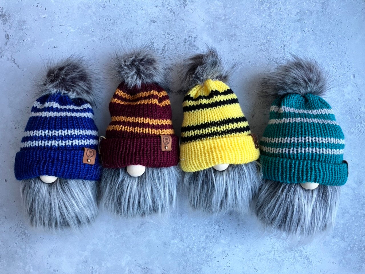 Wizard Gnome House Gonk Yellow and Black Tomte Gnome Gift - Etsy UK