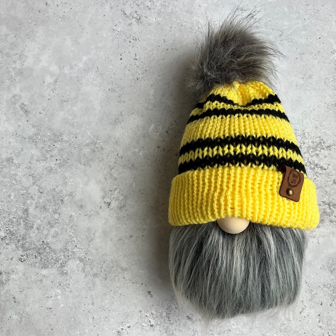 Wizard Gnome House Gonk Yellow and Black Tomte Gnome Gift - Etsy UK