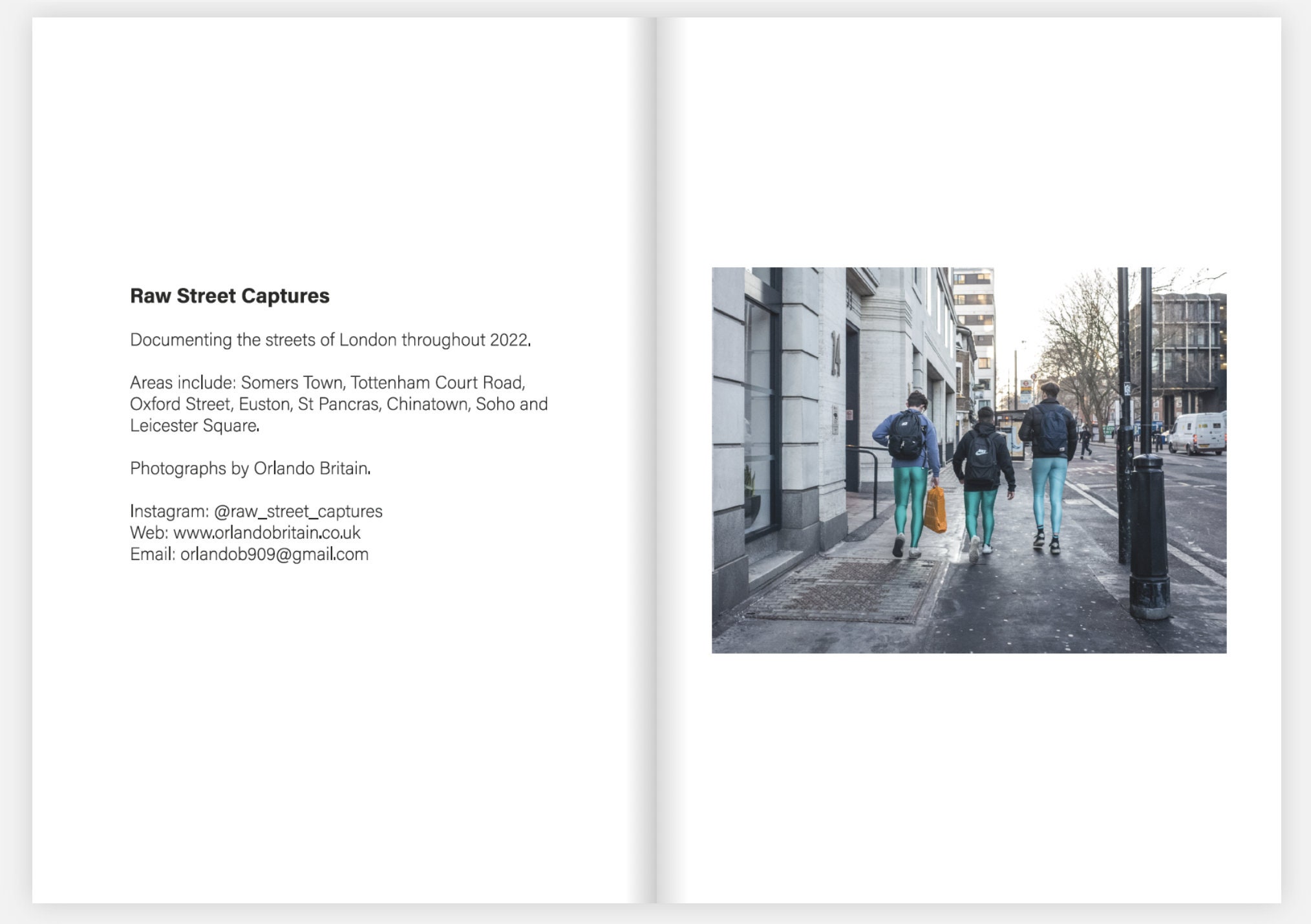 Raw Street Captures 2022 London Street Photography Zine - Etsy