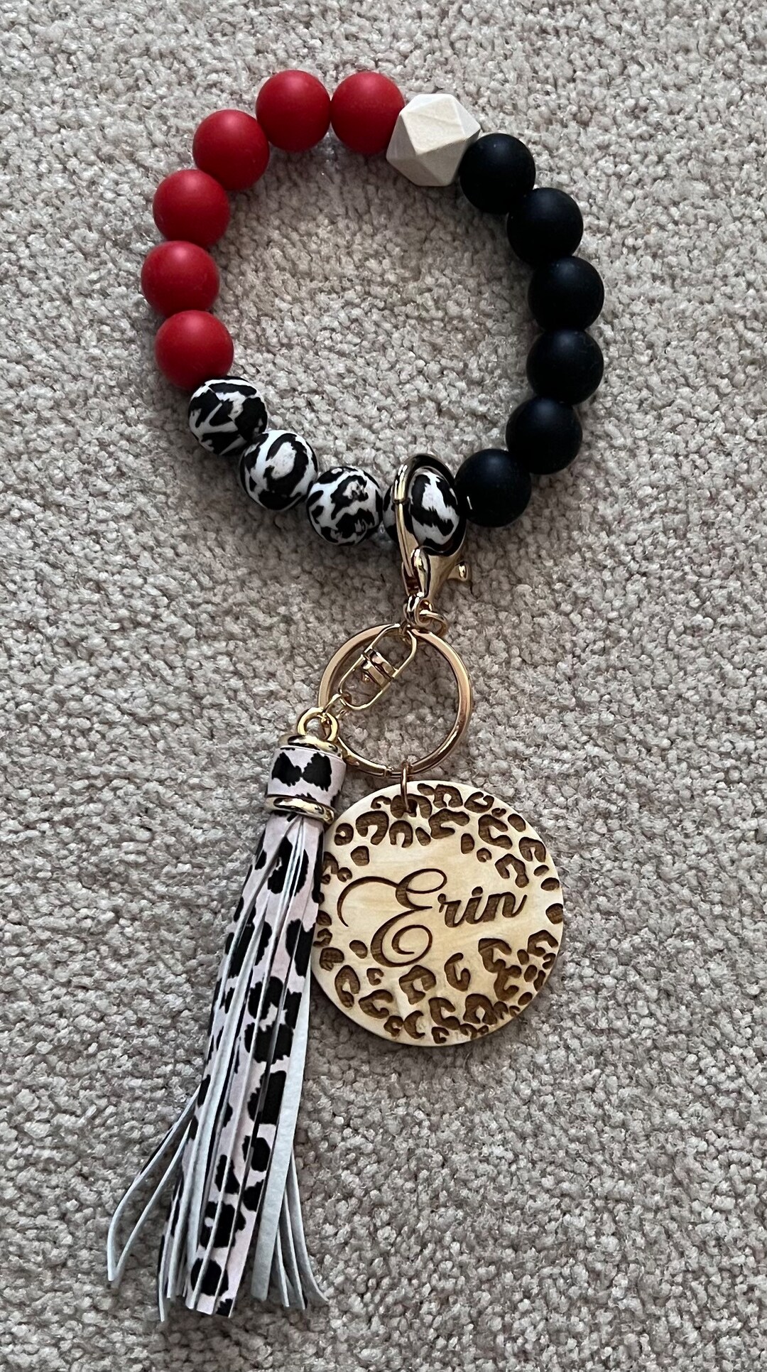 Silicone Wristlet, Bridesmaid Gift, Custom Wristlet, Custom Keychain ...