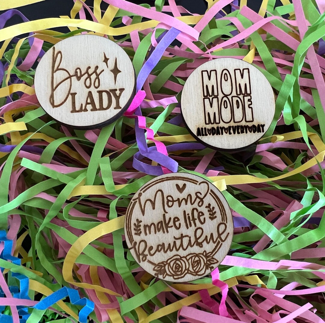 Pocket Token, Customized Pocket Token, Personalized Pocket Token, Wood ...