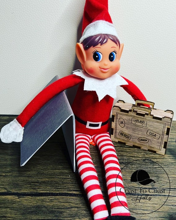 Elf Suitcase / Elf Prop / Elf Arrival / Christmas Prop / - Etsy