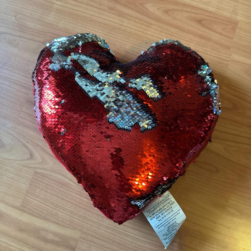 Weighted Heart Pillow - Etsy