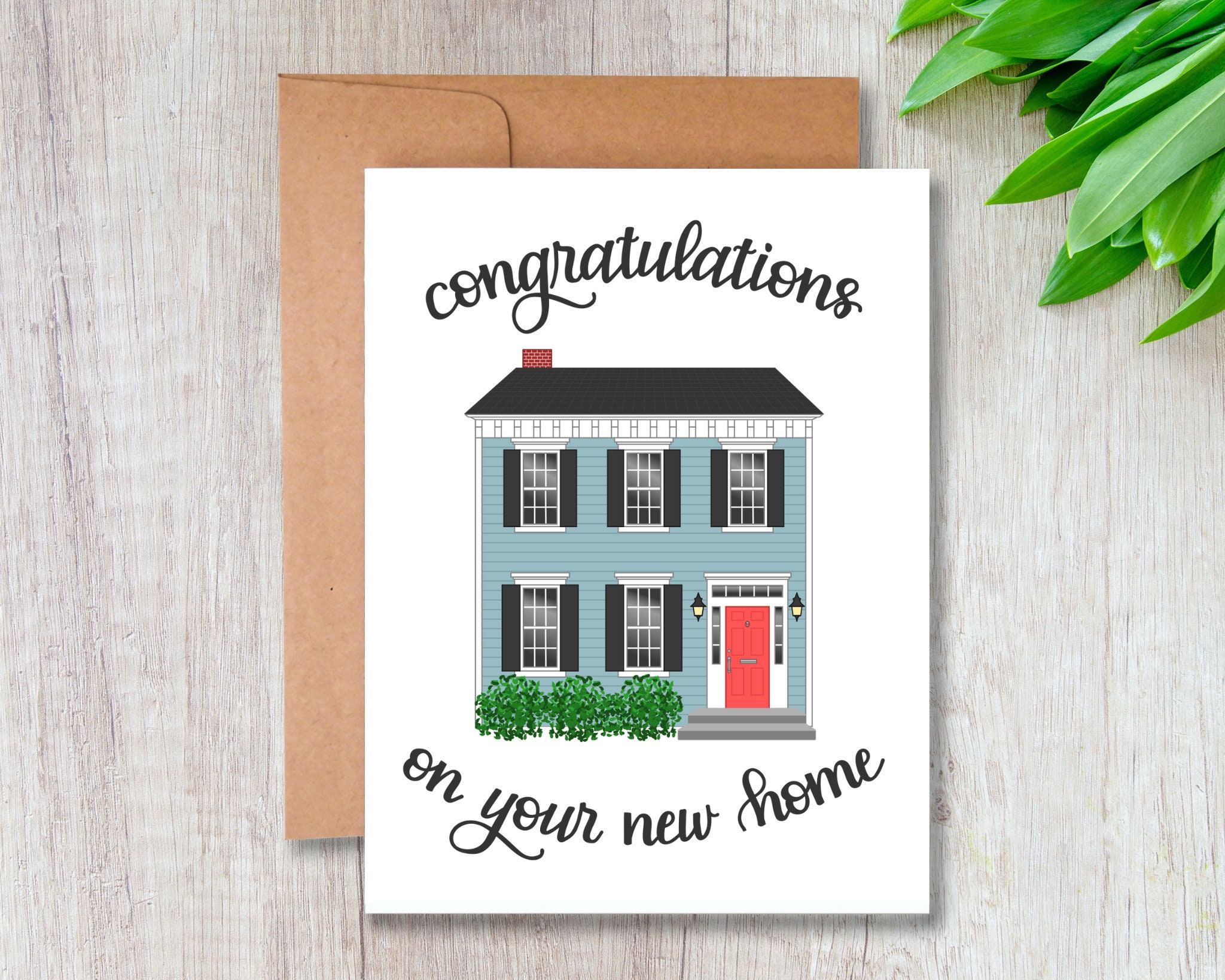 Congratulations on Your New Home Card, Housewarming Card, Realtor Card ...