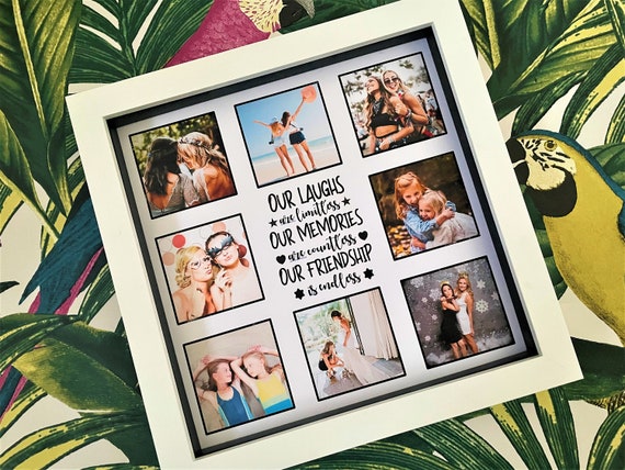 Personalised Best Friends Multi Photo Frame / Besties / | Etsy