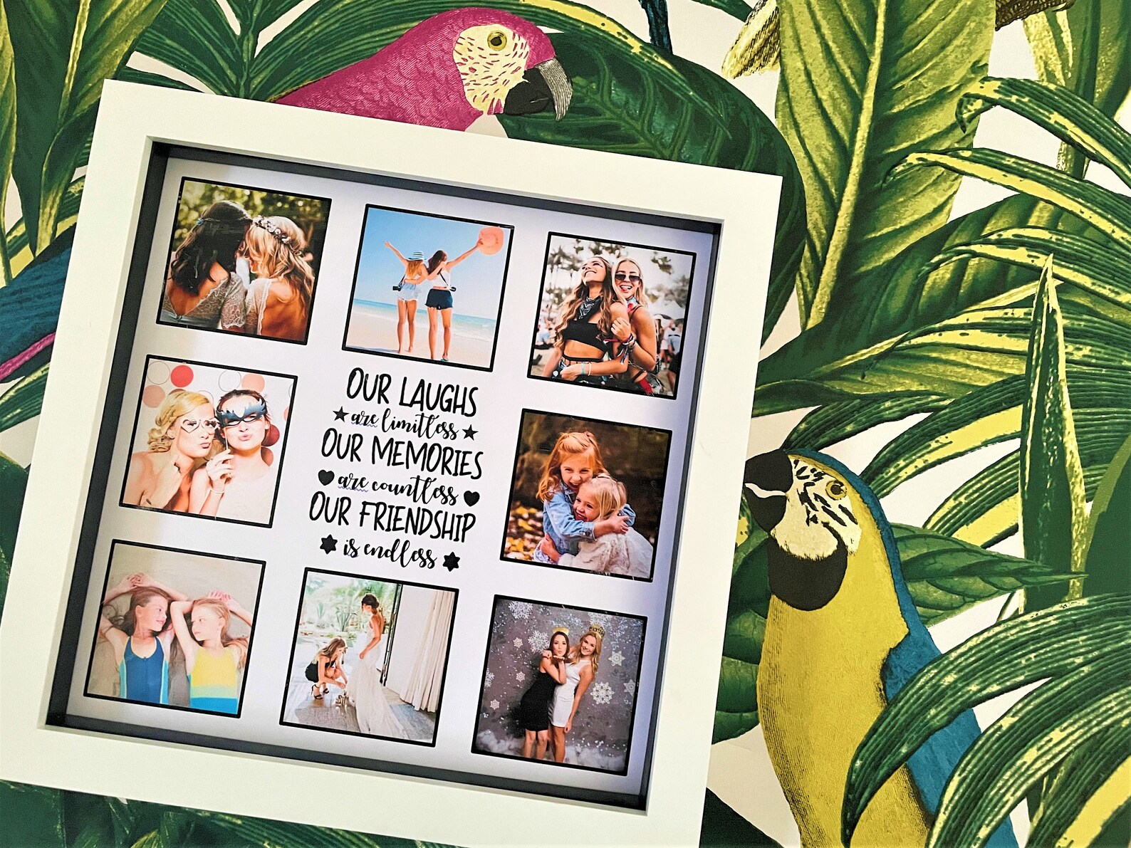 Personalised Best Friends Multi Photo Frame / Besties / Bridesmaid ...