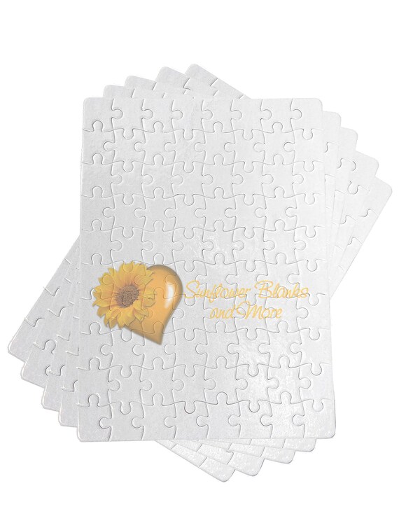 Blank Sublimation Puzzles Set of 5 5 Sets of 80 Piece - Etsy