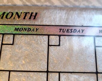 Resin Calendar - Etsy