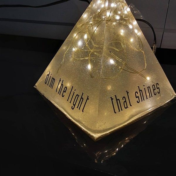 Pyramid Lamp - Etsy