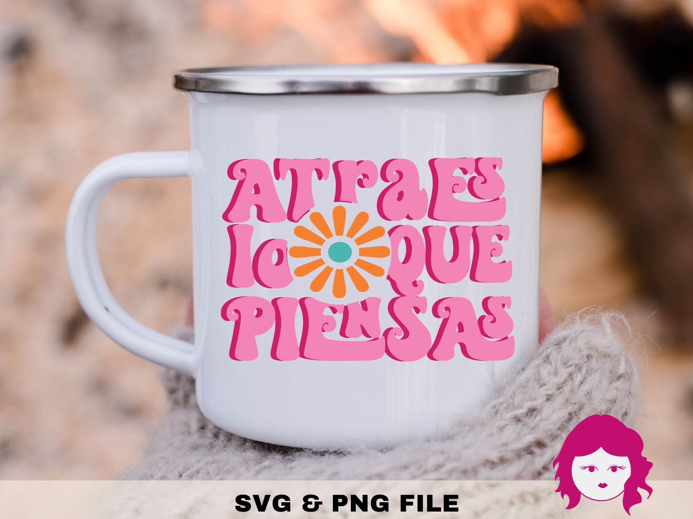 Atraes Lo Que Piensas SVG PNG Inspirational Quote Svg - Etsy