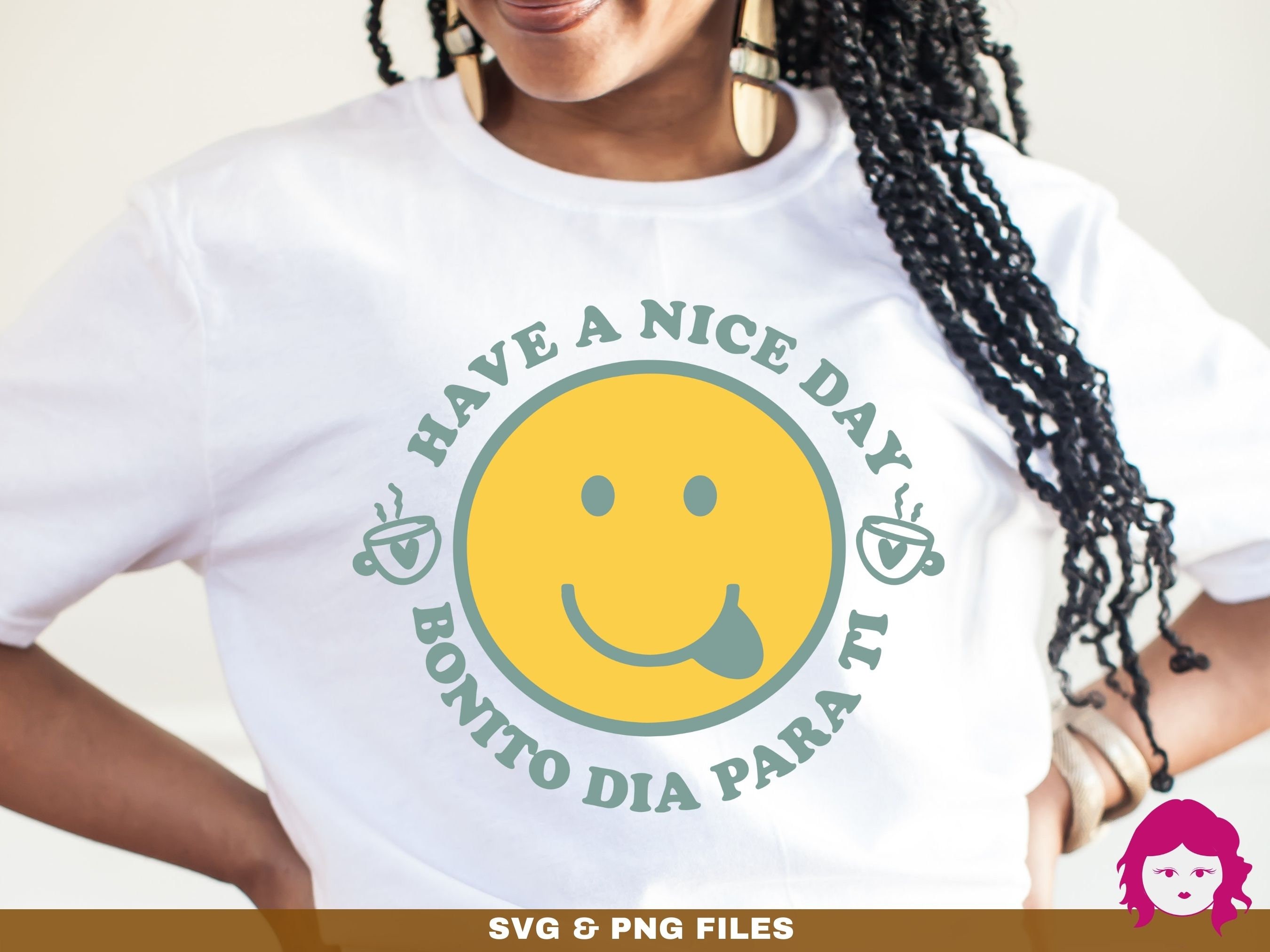 Have a Nice Day SVG PNG, Happy Face Svg, Coffee Mug Svg, Good Vibes Svg ...