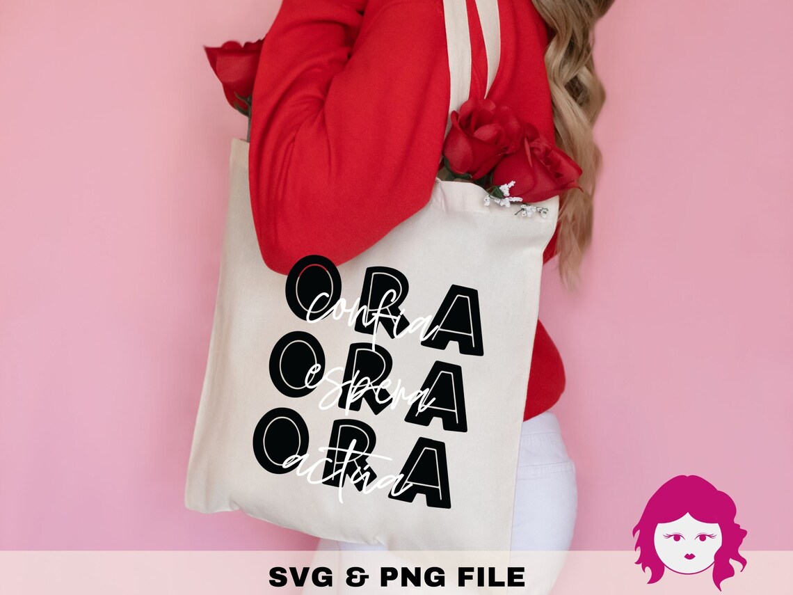 Ora SVG Pray español SVG PNG Pray Over It Svg Jesus Svg - Etsy