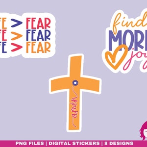 Christian Sticker Bundle, Printable Stickers, Bible Journaling ...