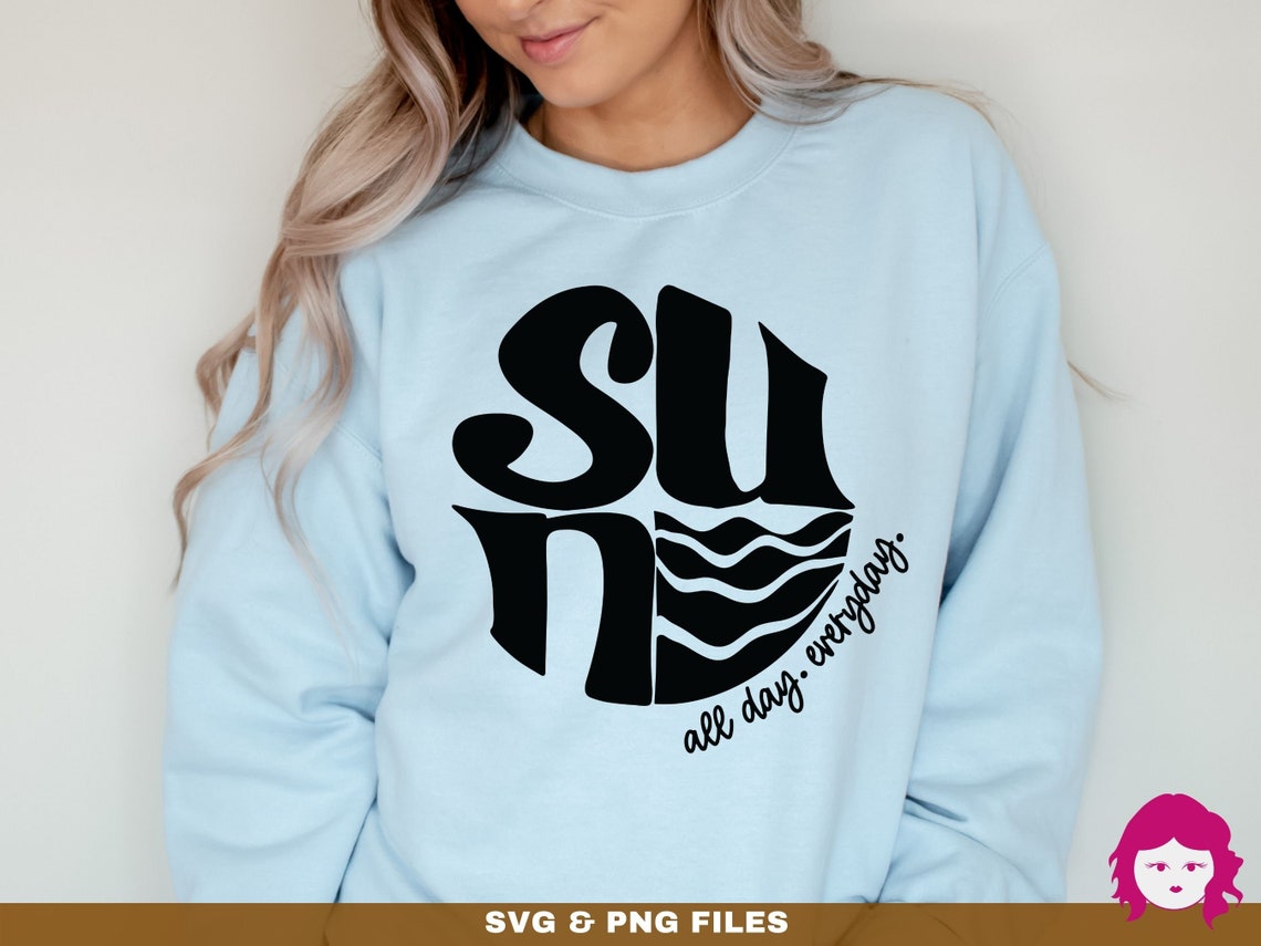 Sun Waves SVG PNG Sun Rays Svg Sun Svg Waves Svg Sunshine | Etsy