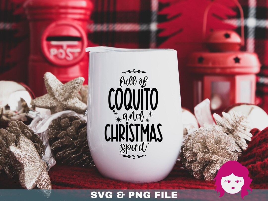 Coquito Bottle Label Svg, Coquito Wine Tumbler Svg, Coquito Svg ...