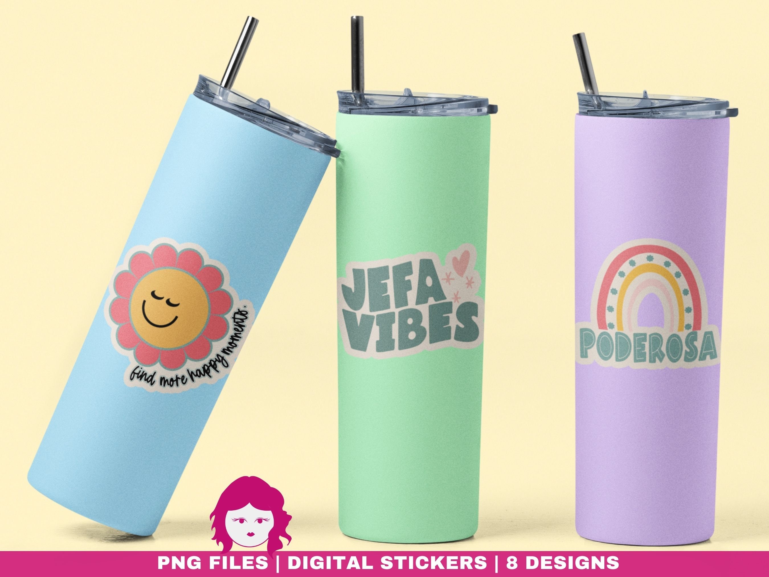 Latina Motivational Digital Sticker Pack, Latina AF, Feminist Stickers ...