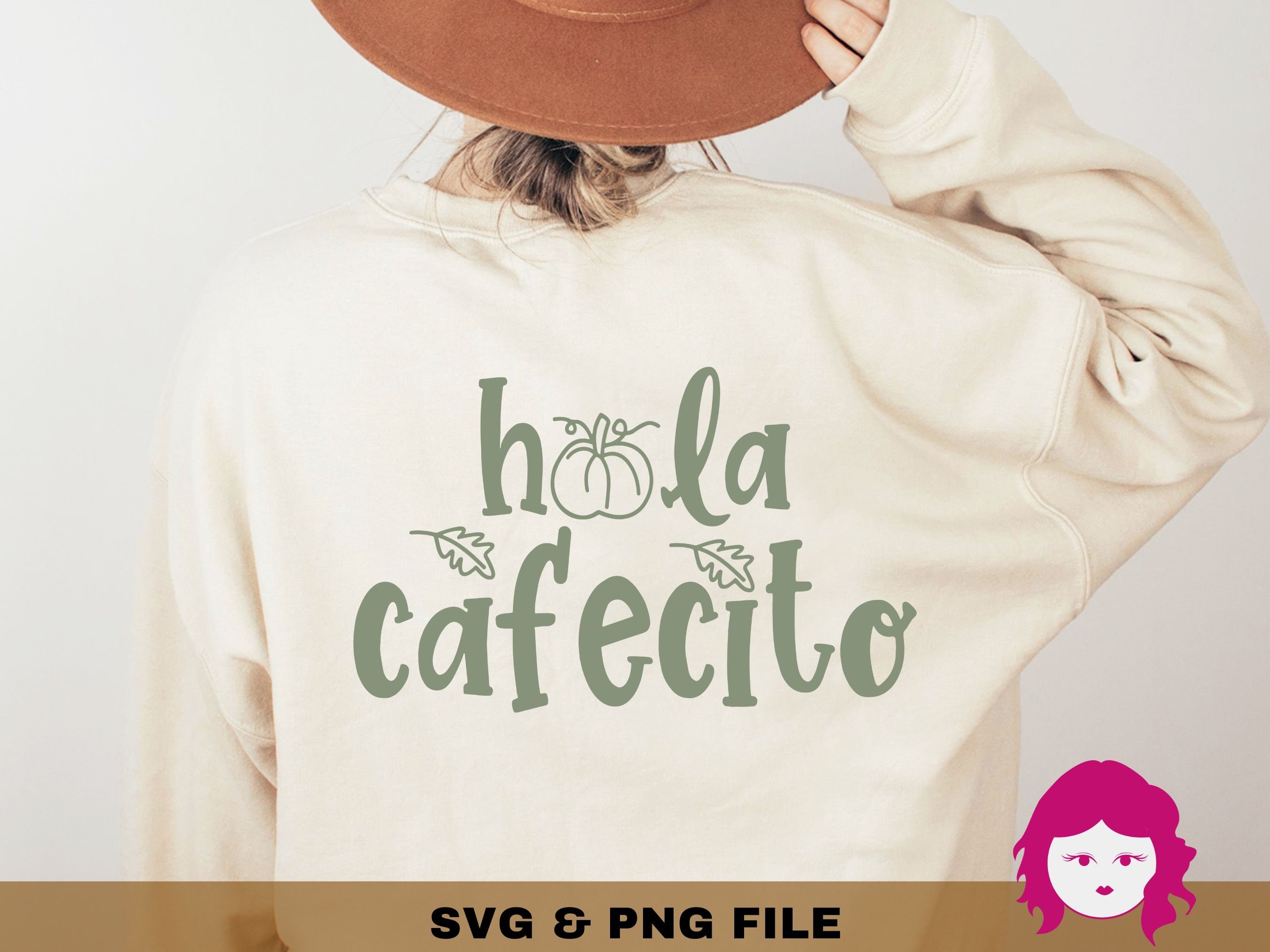 Hola Cafecito Svg Fall SVG PNG Autumn Svg Fall Design Svg - Etsy