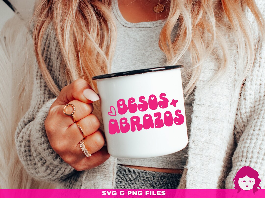 Valentine's Day SVG, Besos Abrazos Svg, Hug Kisses Svg, Valentines ...