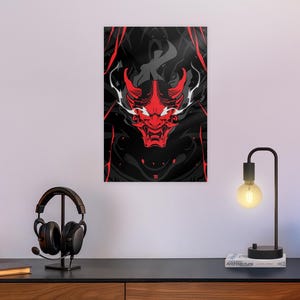 Techsource Acrylic Poster - Oni | 16x24" - Etsy