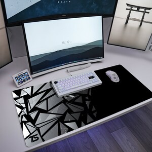 Techsource Mousepad Black Nexus XL 900x400cm/36x16 With Stitched Edges ...