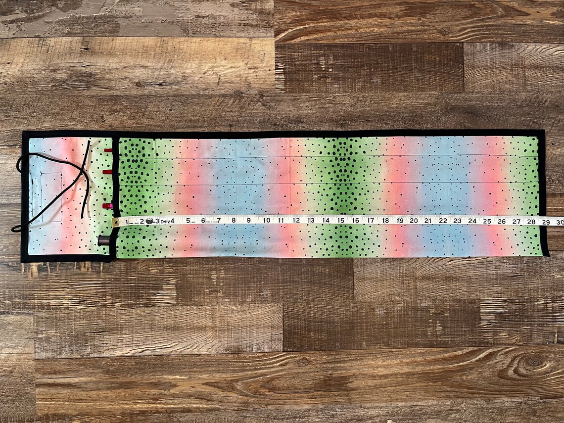 Fly Rod Sleeve- Teal Topography - Etsy