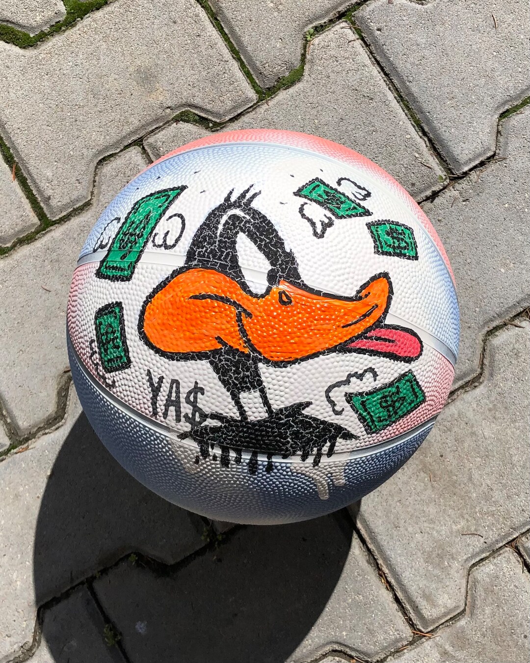 Basketball Hand Painted Basketball - Etsy